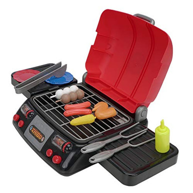 Christoy Portable Mini Pretend BBQ Set Rotisserie and Grill Barbecue ...