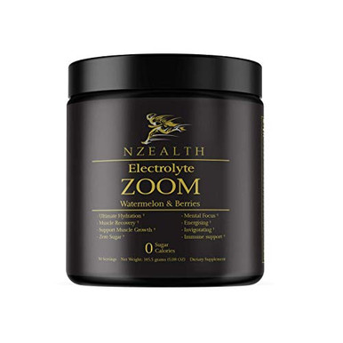 N Z E A L T H Electrolyte Zoom Powder Sugar-Free 30 Servings ...