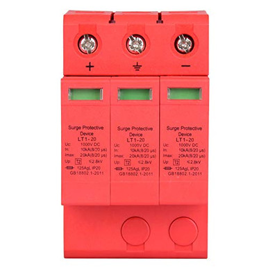 DC Power Protector Walfront 3P 3_0KV DC Power Surge Protection Circuit ...