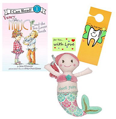 Tooth Fairy Kit - Plush Mermaid Tooth Fairy Figure with Pocket by ...