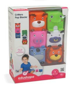 Edushape Soft Squishy Animal Blocks - Stack Chew Bounce Toss Fidget ...