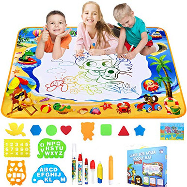 Aqua Magic Doodle Mat 40 x 28 Inches Doodle Mat Kids Doodling Mats ...