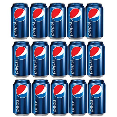 Pepsi Classic 12 oz cans 15 pack total 180 fluid ounces ...