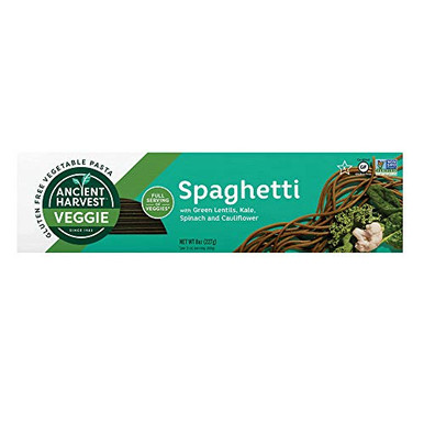 Ancient Harvest Gluten Free Veggie Pasta Spaghetti 8 oz 6 Count - High ...