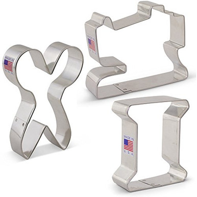 Sewing Cookie Cutter Set - 3 piece - Sewing Machine, Spool, Scissors ...