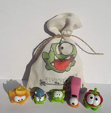 Optovichok Cut The Rope Toys Om-mom playset-Set of 5 Nommies Mini ...