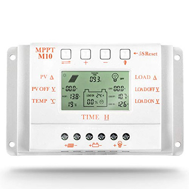 MPPT 10A Solar Charge and Discharge Controller with Temperature Sensor ...