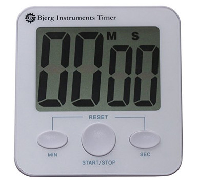 Bjerg Instruments Digital Kitchen Timer with Extra Large Digit LCD Display - Warehousesoverstock