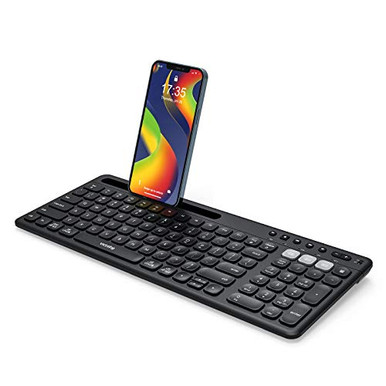 VicTsing Multi-Device Wireless Keyboard USB Wireless Dual Mode ...