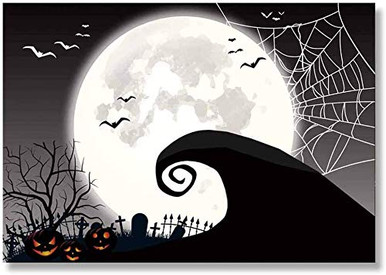 Allenjoy 8x6ft Nightmare Before Christmas Backdrop for 2019 Halloween ...