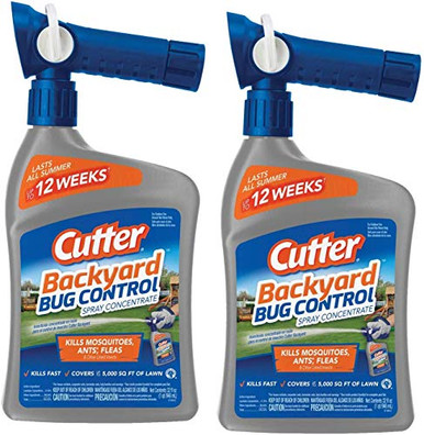 Cutter Backyard Bug Control Spray Concentrate 32-Ounce 32 Ounce 2 Pack ...
