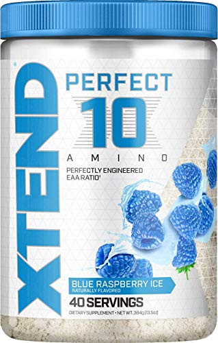 XTEND Perfect 10 Amino EAA Powder Blue Raspberry 5g Essential Amino ...