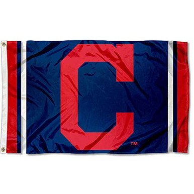 WinCraft Cleveland Indians Block C Logo Flag and Banner ...