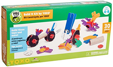 PBS Kids Build It Kit by YOXO - 30 Pieces - Creative Building Toy ...