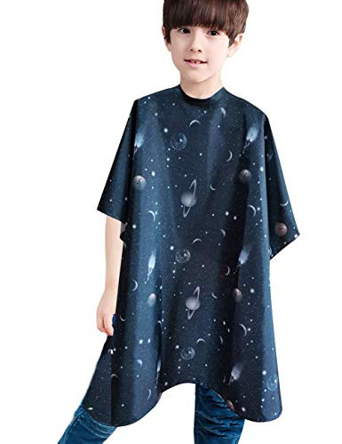 WM BEAUTY Children Cape Galaxy Interstellar Print Styling Hair Salon ...