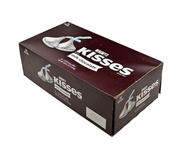 Hersheys 1_5 oz_ Hershey Kisses Chocolate 24Box - Warehousesoverstock