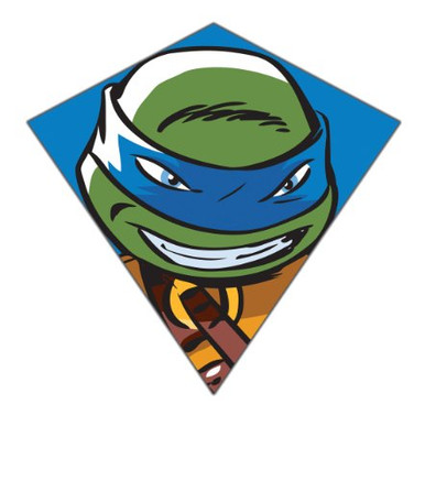 Nickelodeon Teenage Mutant Ninja Turtles 23-Wide Nylon Diamond Kite ...