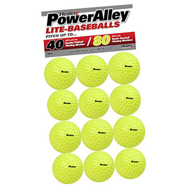 Heater Sports 12 Pack PowerAlley 80 MPH Lite Balls Trend Sports Sandlot ...