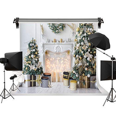 Kate 7x5ft2_2mW x1_5mH Christmas Photography Backdrop Fireplace ...