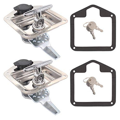 XtremeAmazing Trailer Door Latch T-Handle Lock Stainless Steel with ...