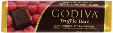 Godiva Dark Chocolate with Raspberry Bar 1_5000-ounces Pack of 8 ...
