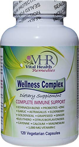 VHR Wellness Complex Immune Boosting Formula with Echinacea Goldenseal ...