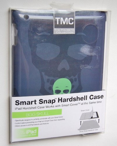 TMC The Macbeth Collection BGG SKULL iPad Smart Snap Hardshell Case ...