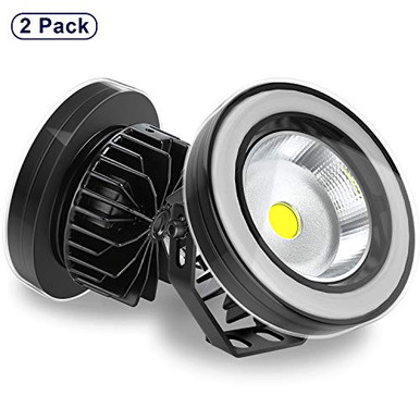 2PACK LED Offroad Pod Lights Bar 80W Black Round Spot Bumper Driving ...