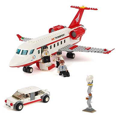 FeiWen Building Blocks Assembly Plane Aviation Airbus AirportAirplane ...