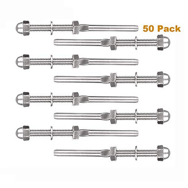 JUGREAT Handrail Railing Cable Tensioner Threaded Stud End Stainless ...