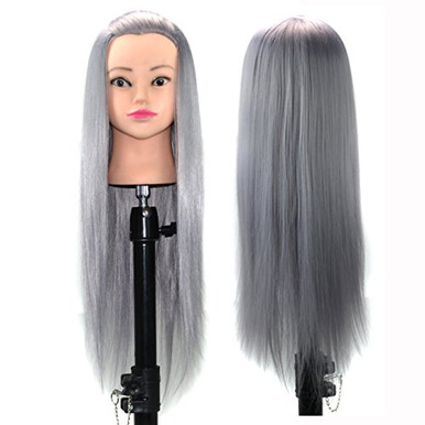 Stepupgirl Cosmetology Mannequin Manikin Training Makeup Face Head with ...