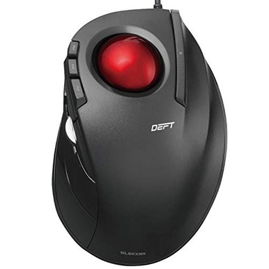 ELECOM Wired Finger-Operated Trackball Mouse EX-G Series 8-Button ...