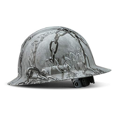 Full Brim Pyramex Hard Hat Custom Chain Gang Design Safety Helmet With ...
