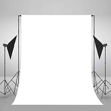 Photography Background White Polyester Cloth Backdrop 5x7ft Studio ...
