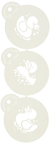 Designer Stencils C795 Mini Rubber Duck Stencil Set, Beige/semi ...
