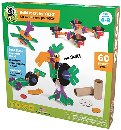 PBS Kids Build It Kit by YOXO - 60 Pieces - Creative Building Toy ...