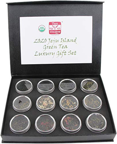 Teas Unique 2020 Korean Jeju Island Organic Green Tea Luxury Box 12 ...
