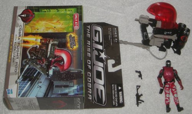 GI Joe Movie The Rise of Cobra Exclusive Cobra Flight Pod with Elite ...