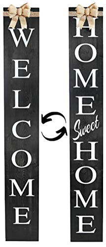 Dollan Outdoor WelcomeHome Sweet Home Sign for Porch Interchangeable ...