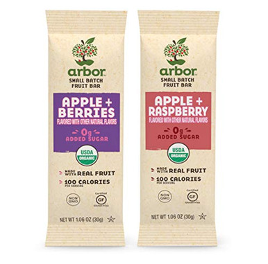 arbor Organic Fruit Bars - Real Fruit Snack Bar with No Added Sugar ...
