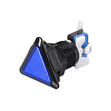 uxcell Game Push Button 39x39x39 Triangle 12V LED Illuminated Push ...