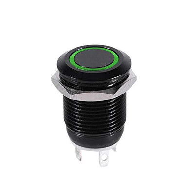12mm Momentary Push Button Switch 12v LED Light Car Switch Metal ...