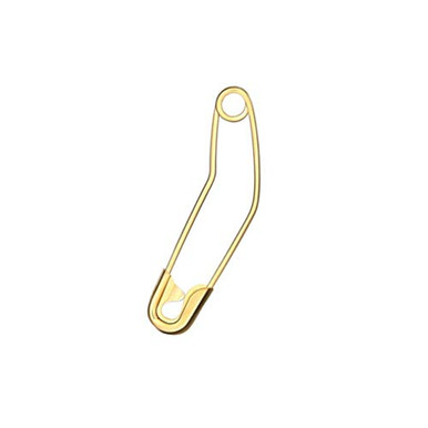 Safety Pins Curved for Badges 186 Pieces 27mm Curved Safety Pins Size ...