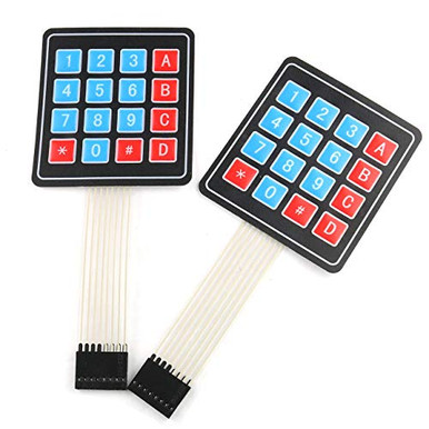 E-outstanding 4x4 Arduino Keypad 2PCS 16 Key Self Adhesive Membrane Matrix Switch Keyboard for ...