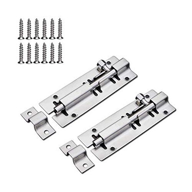Door Security Latch Lock 3 Inch Barrel Bolt Latches Sliding Door Bolt ...