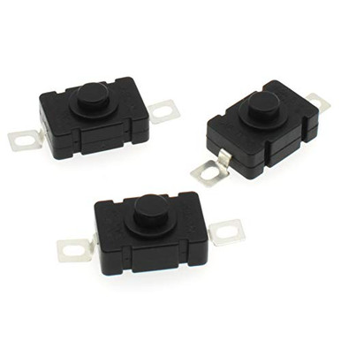 Self-Lock Push Button SwitchFDXGYH 16pcs KAN-28 for Flashlight SMD Type ...