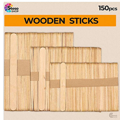 Popsicle Stick Premium Quality 150pcs - Craft Supplies Sticks - Bulk ...