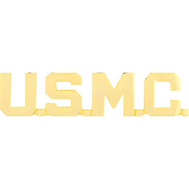 United States Marine Corps USMC Letters Gold Tone 1_75 Lapel Pin 1 Pin ...