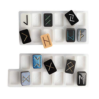 Runes Resin Molds KitRunic Alphabets Epoxy Resin MoldRunes Letters ...
