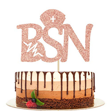 BSN Cake Topper Congrats Nurse 2021 Graduation Cake Decor Nurse Theme ...
